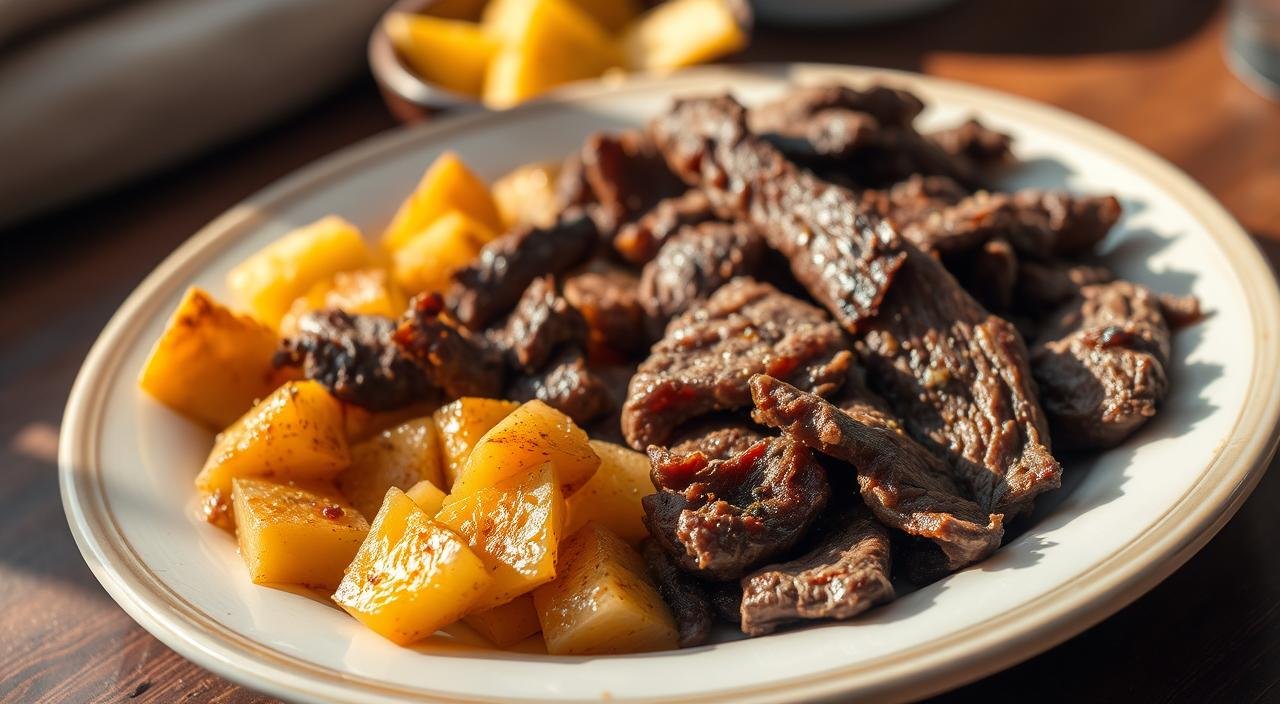 Receita de carne seca com mandioca: sabor tradicional